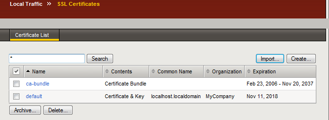 SSL Certificate Import Export | DevCentral