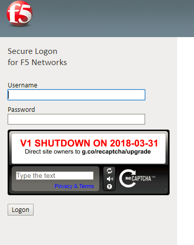Google Captcha v1 Shutdown, reCaptcha | DevCentral