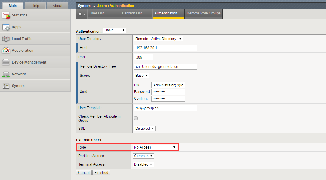 ldap user authentication | DevCentral