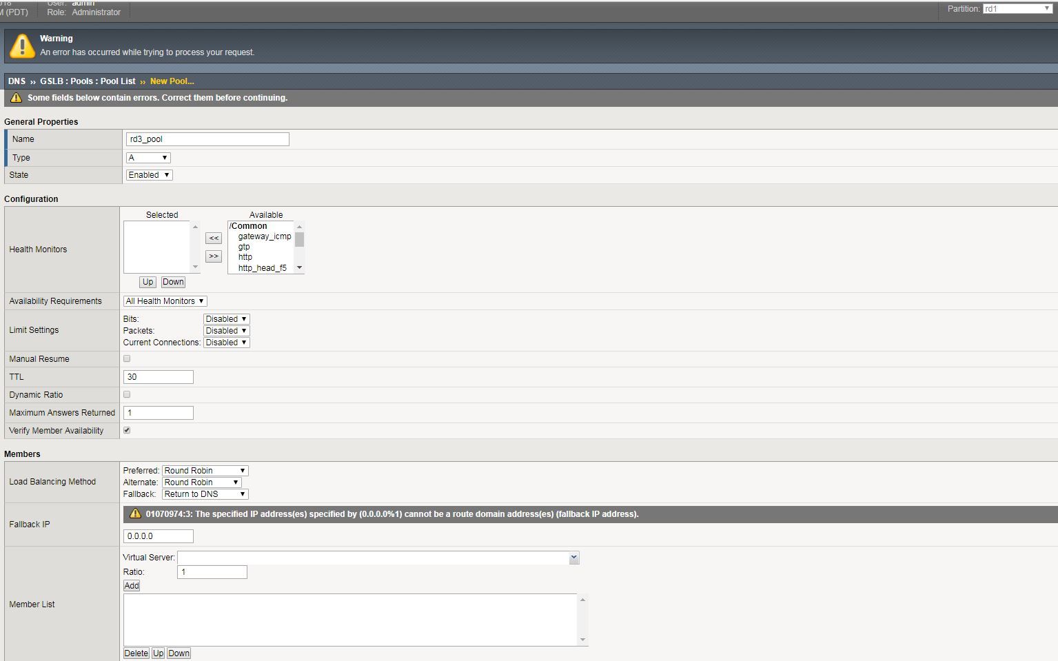 GTM with route domain / partition | DevCentral