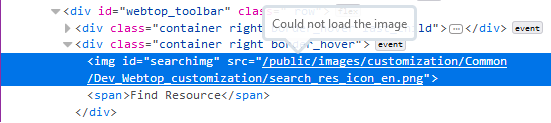 APM Webtop Changing Search_Res image displaying unable to load on webtop | DevCentral
