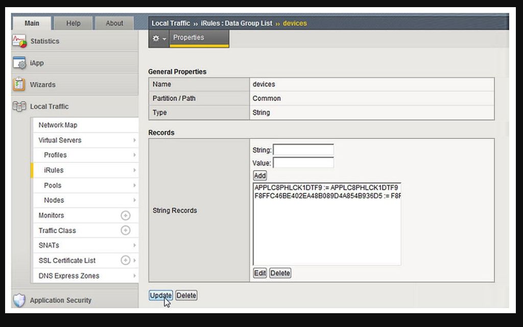 Codeshare - Pool Member Status HTML5 Page - How to add pool in a dg? | DevCentral
