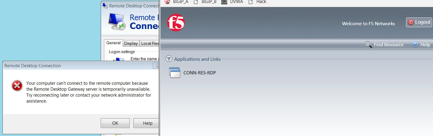 Native RDP sessions used in Full Webtop does not work (BIG-IP 13.1.0.6 Build 0.0.3) | DevCentral