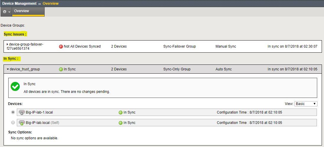 Virtual Edition with Lab Licence with Ver.13.1.1 - Sync Issue | DevCentral