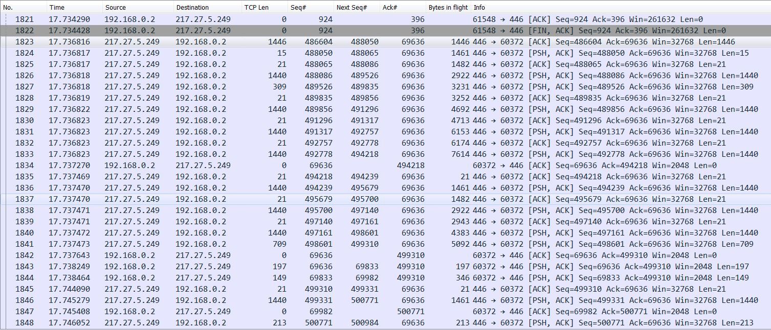 APM network access performance issue (Wireshark help) | DevCentral