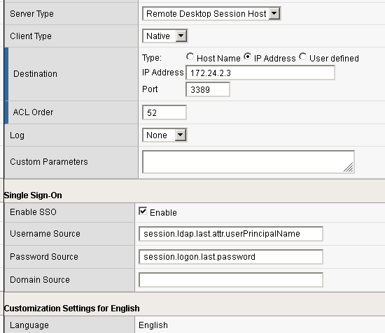 APM | Native RDP SSO | DevCentral