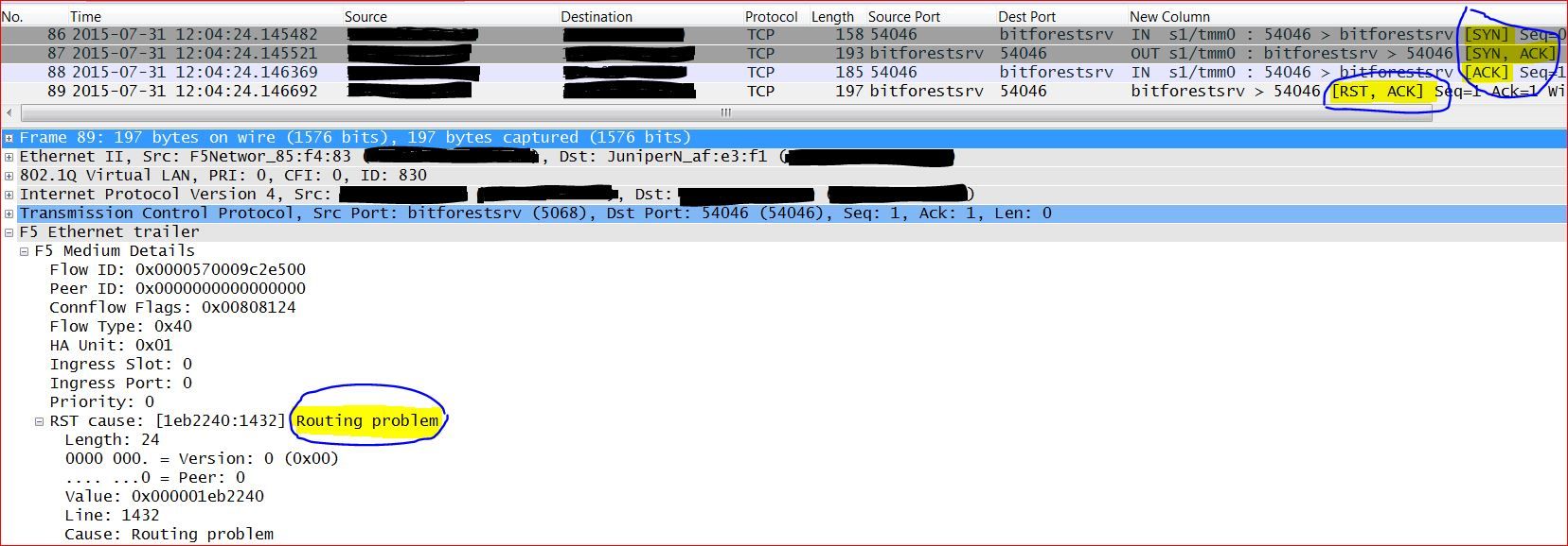 Routing problem when accessing the application via virtual server. | DevCentral
