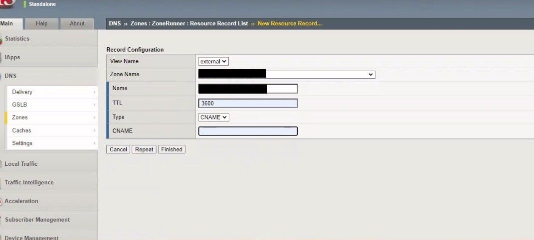 Looking For API or CLI Way to create "New Resource Record" in "Zonerunner" | DevCentral