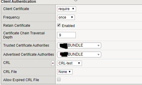 Support dynamic CRL check for clientSSL profile (BIG-IP 15.1) | DevCentral