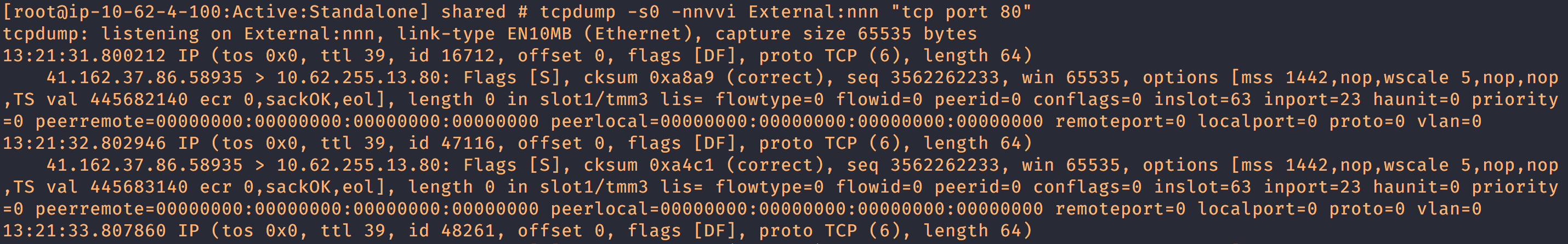 Traffic terminated on AWS LTM | DevCentral