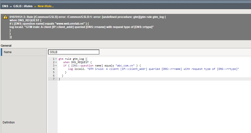 [GTM] iRule request and response log | DevCentral
