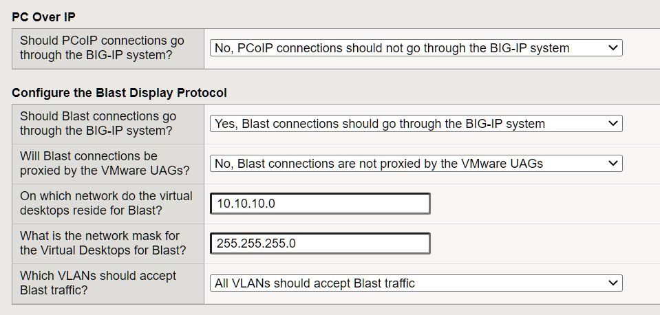 Horizon - Proxy - Blast secure gateway | DevCentral