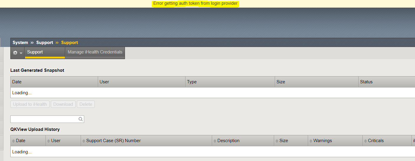 F5 : Error getting auth token from login provider | DevCentral