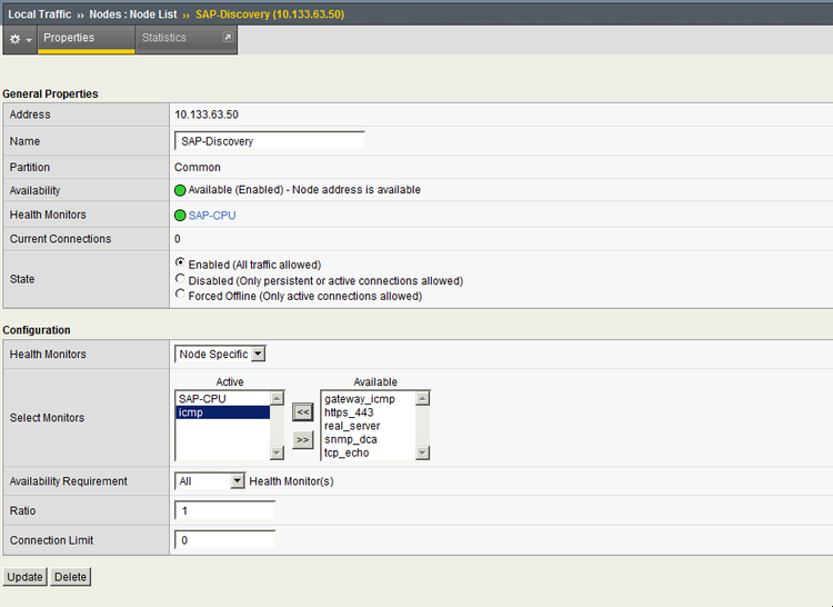 Distributing SAP Load using BIG-IP Advanced Monitoring | DevCentral