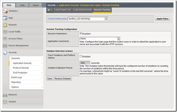 The BIG-IP Application Security Manager Part 9: Username and Session Awareness Tracking | DevCentral