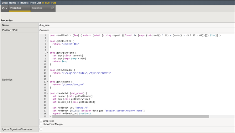 APM Configuration to Support Duo MFA using iRule | DevCentral