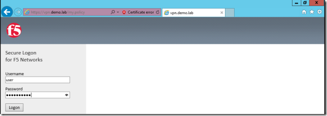 Creating a SSL VPN Using F5 Full Webtop | DevCentral