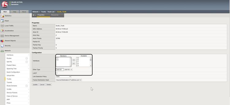 BIG-IP L2 Virtual Wire LACP Passthrough Deployment with IXIA Bypass ...