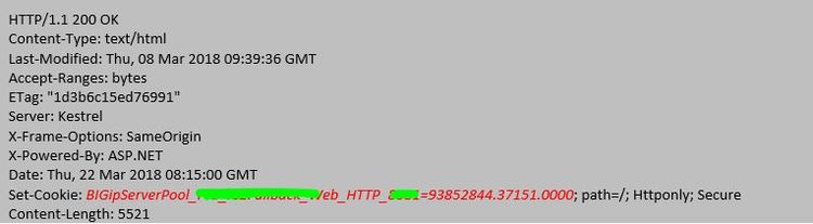 encrypted cookie values | DevCentral