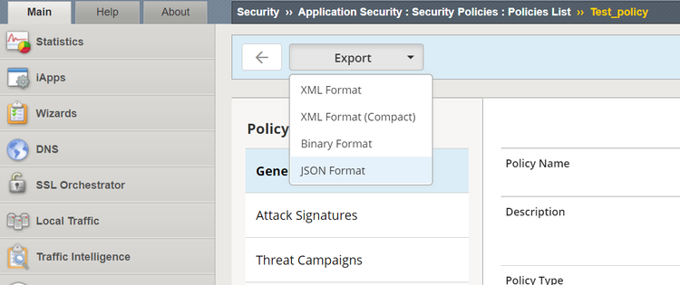 Getting started with WAF Policy automation on BIG-IP AWAF