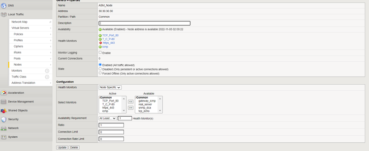 Multiple ports in a Single Health Monitor and LTM policy to Send ...