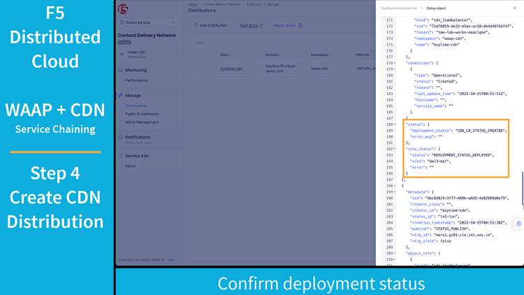 How to use F5 Distributed Cloud to service chain WAAP and CDN