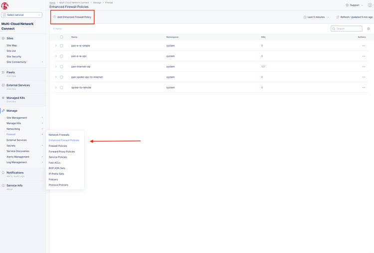 Deploy Palo Alto Firewalls in AWS using F5 Distributed Cloud Services