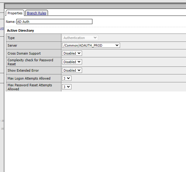 APM with Kerberos auth basic branch not working | DevCentral
