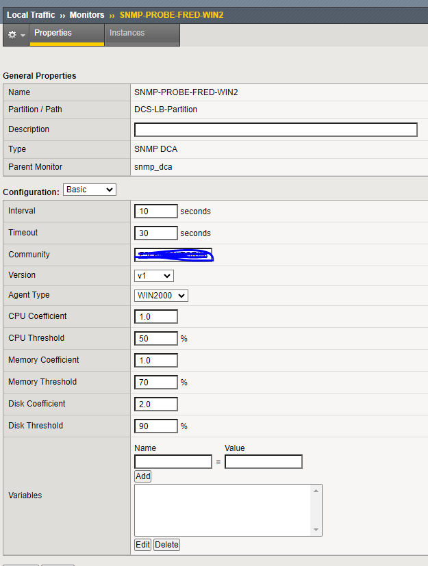 SNMP Monitor does not put the monitored node down | DevCentral