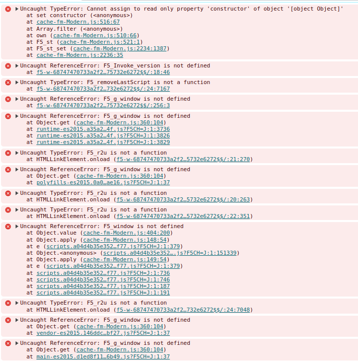 Rewrite Control List Modern doesn´t work on chrome | DevCentral