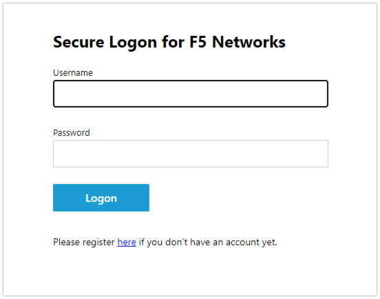 APM logon customization | DevCentral