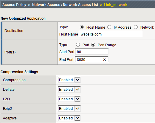 APM Network Access Optimization Ports | DevCentral